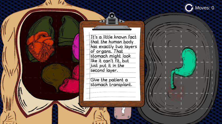 'Dr. Ectomy' Makes Puzzles of Moving Organs Around - Indie Games Plus